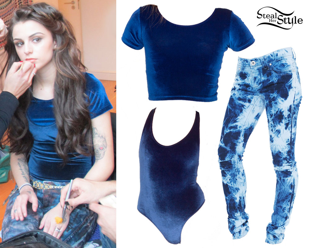 » Cher Lloyd: Blue Velvet Tops