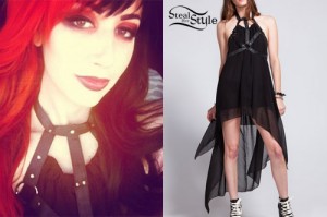 Ash Costello: Harness Dress | Steal Her Style