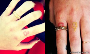 Lil Debbie's Woman & Lightning Bolt Knuckle Tattoos | Steal Her Style