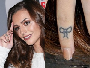 Cher Lloyd's Bow Knuckle Tattoo | Steal Her Style