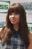 Carly Rae Jepsen Straight Medium Brown Blunt Bangs, Messy Hairstyle ...