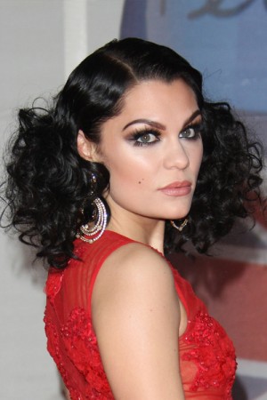 Jessie J Curly Black Ponytail Hairstyle | Steal Her Style
