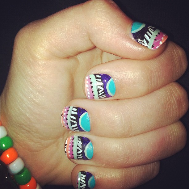 Ciara Light Pink Jewels Nails | Steal Her Style