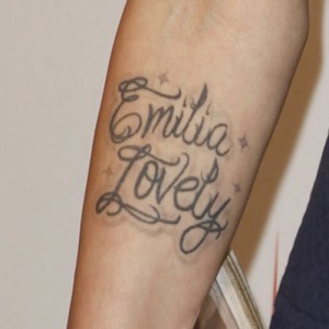 DEV "Emilia Lovely" Elbow Tattoo | Steal Her Style