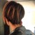 DEV Straight Dark Brown All-Over Highlights, Angled Bob Hairstyle ...