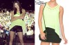 Victoria Justice: Neon Tank Top, Leather Shorts | Steal Her Style