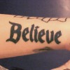 Ash Costello 'Believe' Disney Forearm Tattoo | Steal Her Style