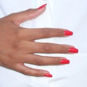 Ciara Nude Cross, Jewels, Nail Art Nails | Steal Her Style