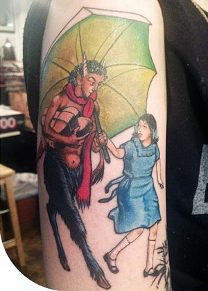 Sherri DuPree-Bemis Chronicles of Narnia Arm Tattoo | Steal Her Style