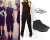 » Perrie Edwards: Mesh Jumpsuit, Black Converse