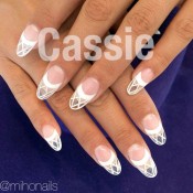 Cassie Ventura Black Plaid, Studs Nails | Steal Her Style