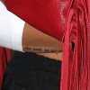 Karrueche Tran Arabic Spine Tattoo | Steal Her Style
