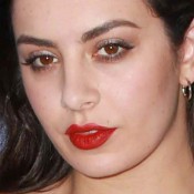 Charli XCX Makeup: Black Eyeshadow & Red Lipstick | Steal Her Style