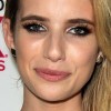 Emma Roberts Makeup: Bronze Eyeshadow & Burgundy Lipstick | Steal Her Style
