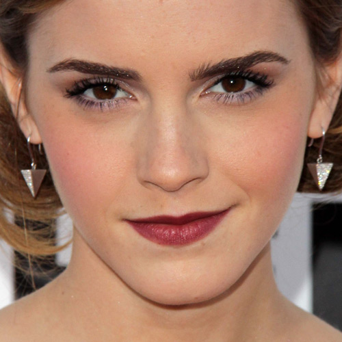 Emma Watson Makeup: Nude Eyeshadow & Pink Lipstick | Steal Her Style