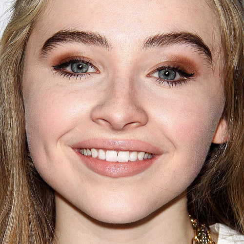 Sabrina Carpenter Makeup: Bronze Eyeshadow, Brown Eyeshadow & Mauve ...