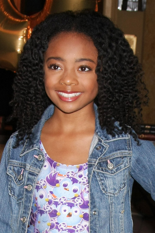 Skai Jackson Curly Black Afro Hairstyle | Steal Her Style