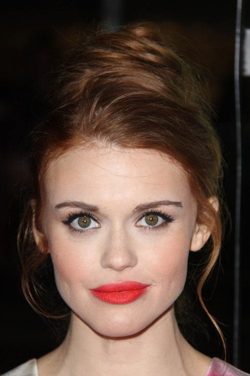 Holland Roden Wavy Ginger Beehive, Updo Hairstyle | Steal Her Style