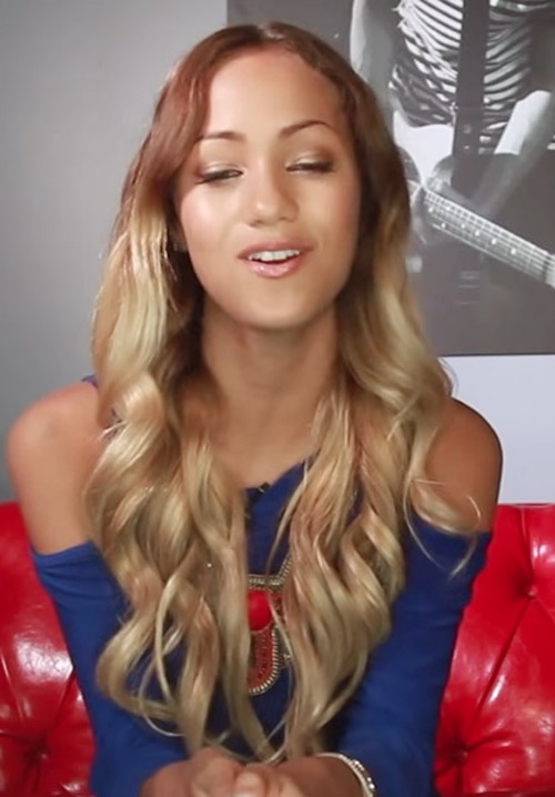 Skylar Stecker Wavy Medium Brown Loose Waves, Ombré Hairstyle | Steal ...