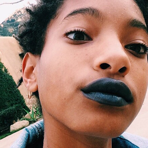 Piper Curda Makeup: Nude Eyeshadow & Black Lipstick | Steal Her Style