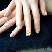 Lily Collins Nude Nails | Steal Her Style