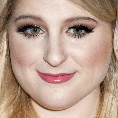 Meghan Trainor Makeup: Brown Eyeshadow, Gold Eyeshadow & Mauve Lipstick ...