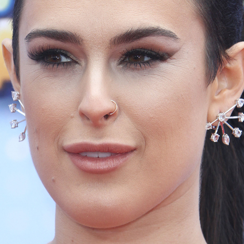Rumer Willis Makeup: Brown Eyeshadow, Taupe Eyeshadow & Mauve Lipstick ...