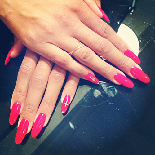 Ciara White Beads, Glitter, Jewels, Nail Art, Stones, Studs Nails | Steal Her Style