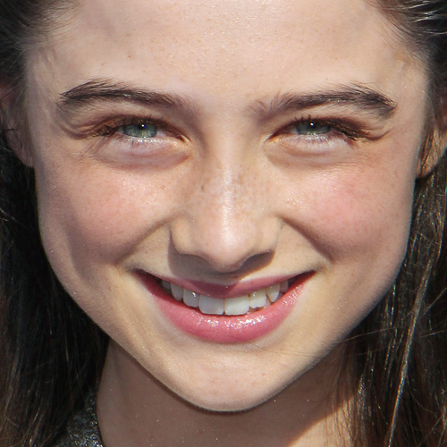Raffey Cassidy Makeup: Bronze Eyeshadow, Orange Eyeshadow & Clear Lip ...