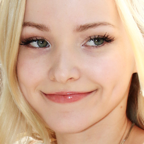 Dove Cameron Makeup: Brown Eyeshadow, Silver Eyeshadow & Clear Lip ...