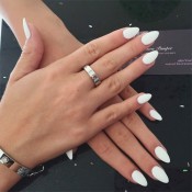 Jordyn Jones White Nails | Steal Her Style