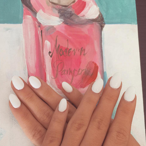 Jordyn Jones Light Yellow Nails | Steal Her Style