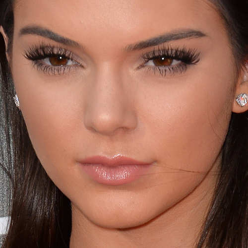 Kendall Jenner Makeup: Brown Eyeshadow & Clear Lip Gloss | Steal Her Style