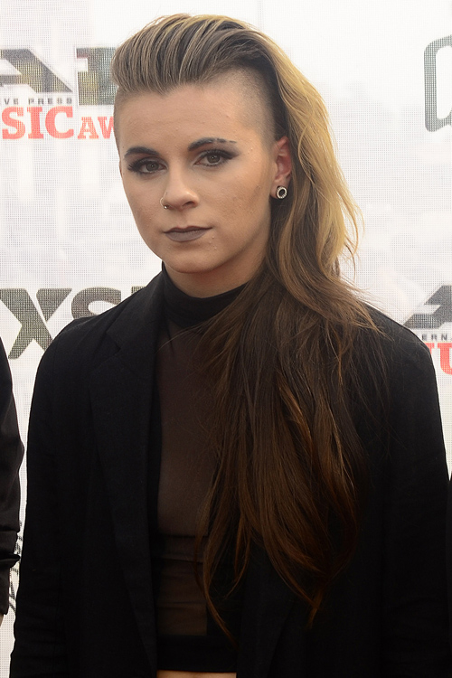 Lynn Gunn Straight Medium Brown Ombré, Undercut Hairstyle | Steal Her Style