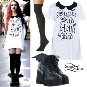» Ash Costello: Spiked Loafers Outfit