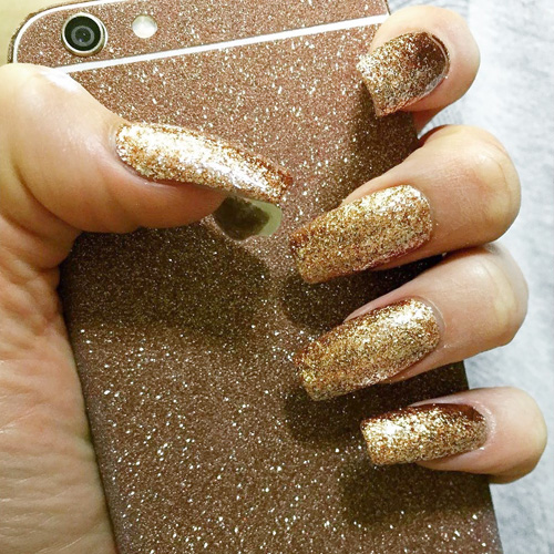 Jessie J Teal Nails | Steal Her Style