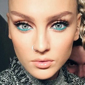 Perrie Edwards Makeup: Beige Eyeshadow & Pale Pink Lipstick | Steal Her ...