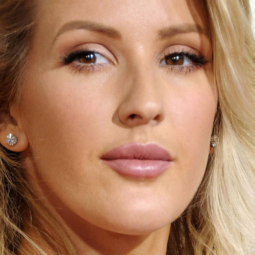 Ellie Goulding Makeup: Bronze Eyeshadow & Bubblegum Pink Lipstick ...