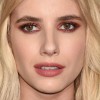 Emma Roberts Makeup: Bronze Eyeshadow & Burgundy Lipstick | Steal Her Style