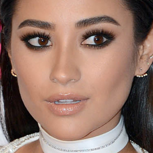 Shay Mitchell Makeup: Bronze Eyeshadow, Gray Eyeshadow & Pink Lipstick ...