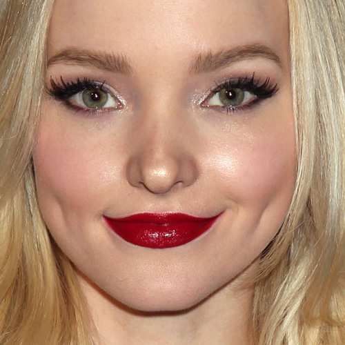 Dove Cameron Makeup: White Eyeshadow & Pink Lip Gloss | Steal Her Style