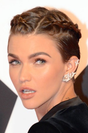 Ruby Rose Straight Medium Brown Braids Hairstyle | Steal Her Style