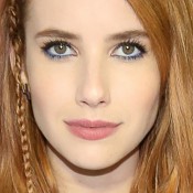 Emma Roberts Makeup: Bronze Eyeshadow & Burgundy Lipstick | Steal Her Style