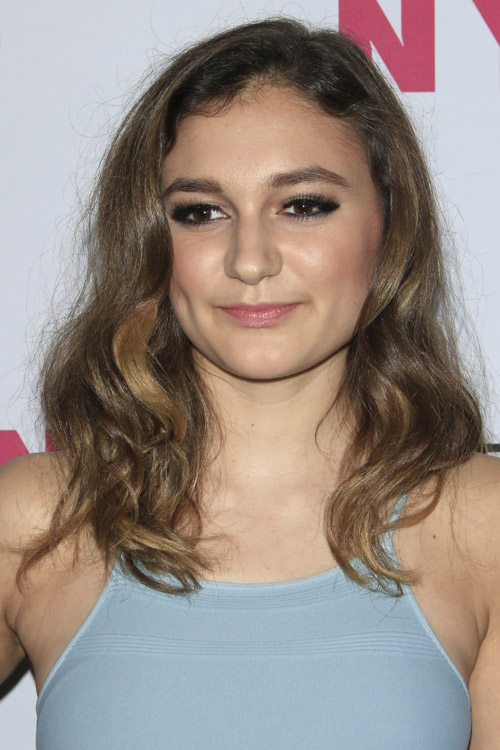 Daya Wavy Medium Brown Messy, Peek-A-Boo Highlights Hairstyle | Steal ...