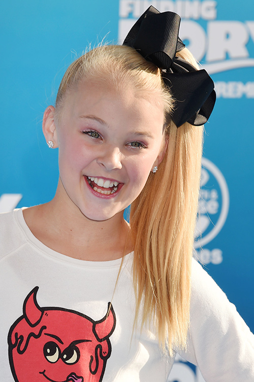 JoJo Siwa Straight Golden Blonde Hair Bow, High Ponytail, Ponytail ...