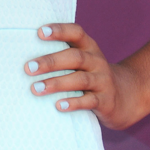 Zendaya Burgundy Nails | Steal Her Style