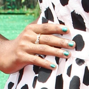 Allison Green Clear, White French Manicure, Hello Kitty, Jewels Nails ...