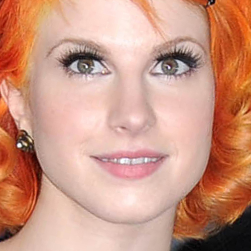 Hayley Williams Makeup: Orange Eyeshadow & Orange Lipstick | Steal Her ...