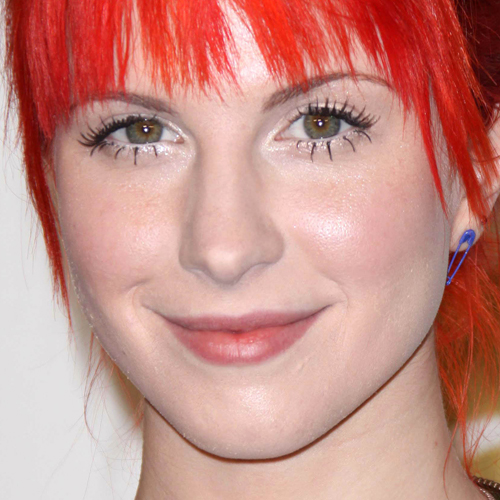 Hayley Williams Makeup: Silver Eyeshadow & Orange Lipstick | Steal Her ...
