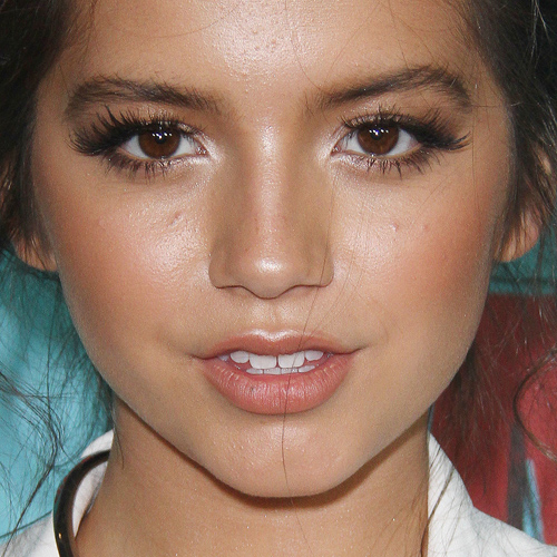 Isabela Moner Makeup: Black Eyeshadow, Silver Eyeshadow, Taupe ...